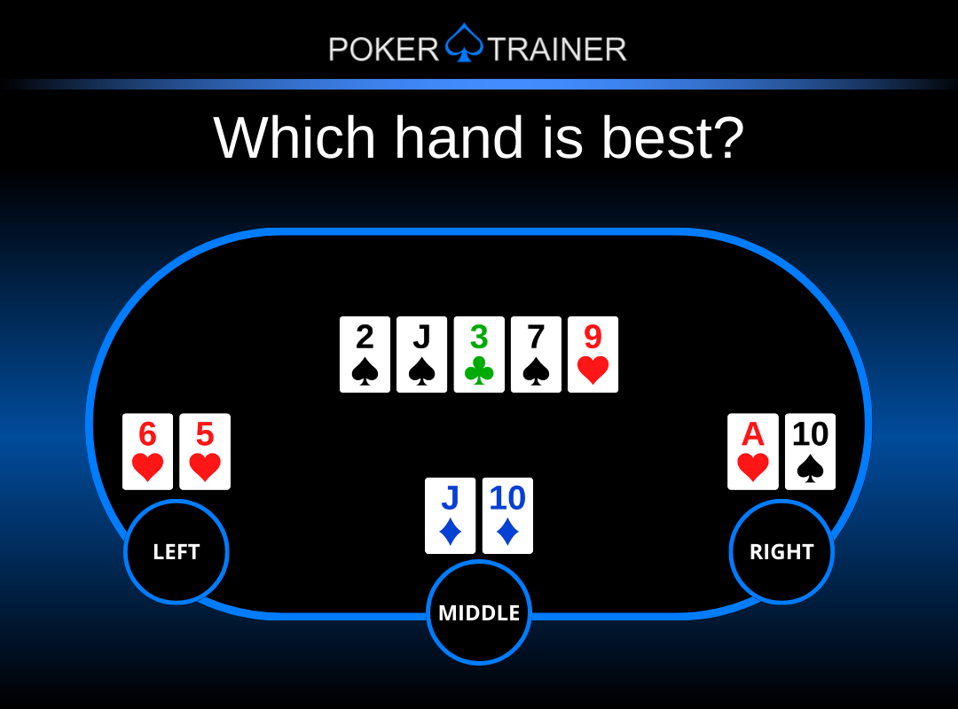 Best Hand Quiz - Poker Trainer